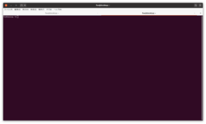 ubuntu 20.04の端末でメニューバー表示 | ubuntu | マイノリティでいこう